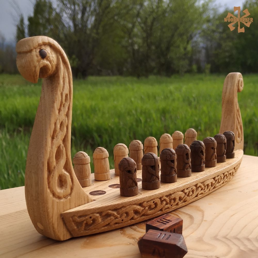 Daldos Board Game – Handcrafted Scandinavian Strategy Set – Woodworker ...